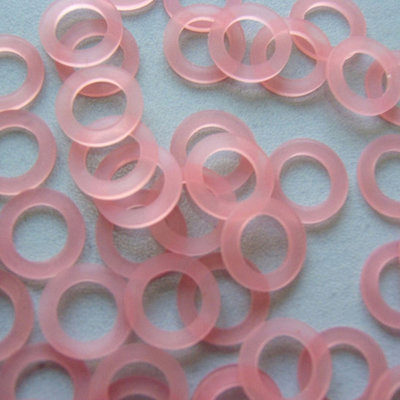 NBR NR Pink Plain Rubber Sealing Washer with Different Size for Hydraulic Piston Seal O-Ring