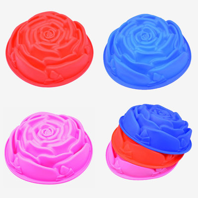 fondant rose Silicone Cake Moulds baking pan chef tools for promotion gift