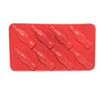 8 cavity Silicone Cake Moulds With bottle beer shaped mold eco-friendly