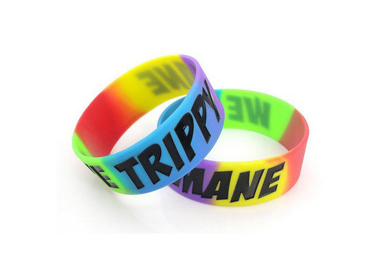 Kids Customizable Silicone Wristband Bracelet With Debossed Logo