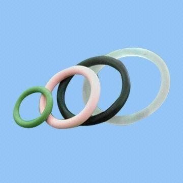 Custom rubber O-rings, made of NBR/Viton/EPDM/silicone/PTFE/NR, come in various sizes/colors