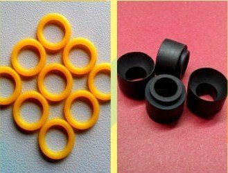 Colorful Molding Rubber O Rings for Machinery or Electronics 20 - 90 Shore A