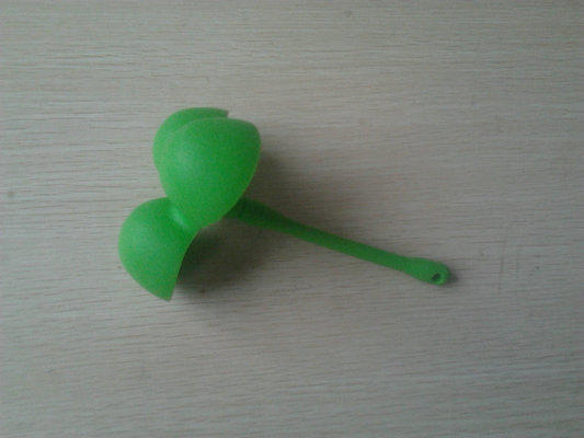 Yellow Green Silicone Egg Boiler / Silicone Egg Rings for 3 Eggs