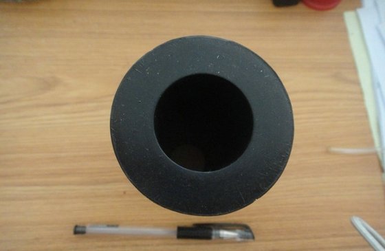 High Elasticity Sheath Custom Rubber Parts , EPDM / Viton / Silicone Parts