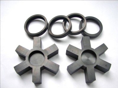 Industrial Custom Rubber Parts Elastic Ring Coupling ±5 Shore A Tolerance
