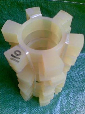 Industrial Custom Rubber Parts Elastic Ring Coupling ±5 Shore A Tolerance