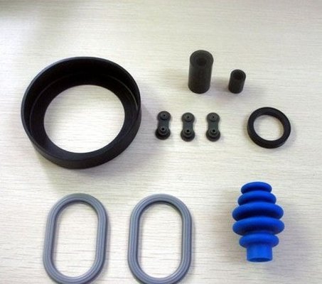 Fluorine Silicone Rubber O Ring Seal Custom Rubber Parts , High temperature Rubber Rings