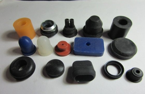Truck / Car / Bus Automotive Rubber Parts Silicone Rubber Buffer Block High Strength