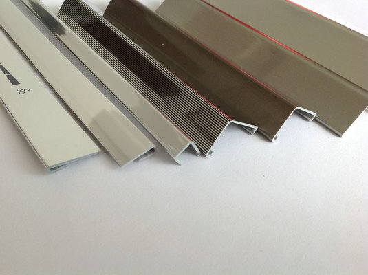 ABS Customised Plastic Extrusion Profiles L shape for decoration window
