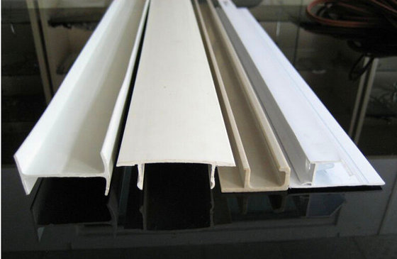 Customized U shape Superior PMMA standard plastic extrusions profile for Refrigerator