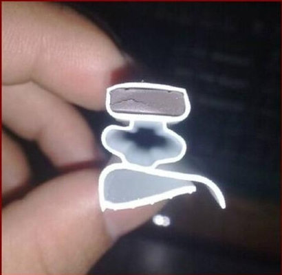 table edging trim Plastic Seal Strip , PVC magnetic window weather seal strips