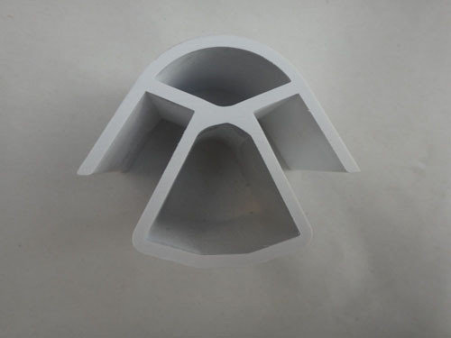 Customized shape PVC / ABS plastic extrusion profiles For Refrigerator