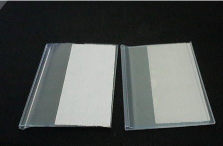 Co-extruded Clear Plastic Shapes 27/39mm Transparent PVC data strip