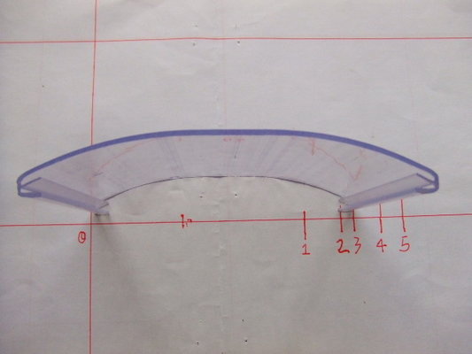 PVC data strip for display shelf