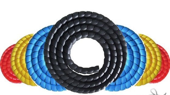 Abrasion Proof Alkali resistance flexible HDPE spiral hose protective sleeves