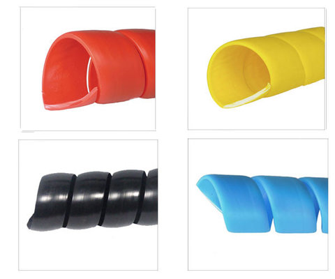 Abrasion Proof Alkali resistance flexible HDPE spiral hose protective sleeves