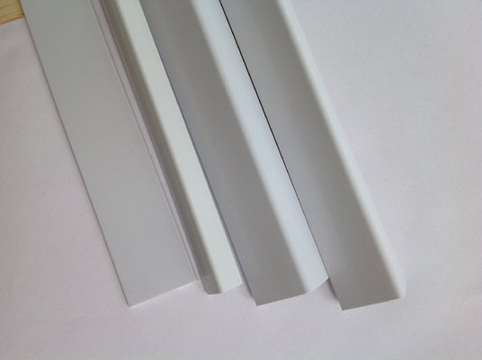 U shape Durable Smooth surface Plastic Extrusion Profiles made of PVC / PP / PE