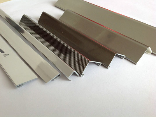 ABS Customised Plastic Extrusion Profiles L shape for decoration window
