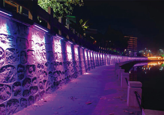 Customized 18W AC 220V 50HZ Waterproof Wall Washer Led Lights CE, RoHS, CCC Approval