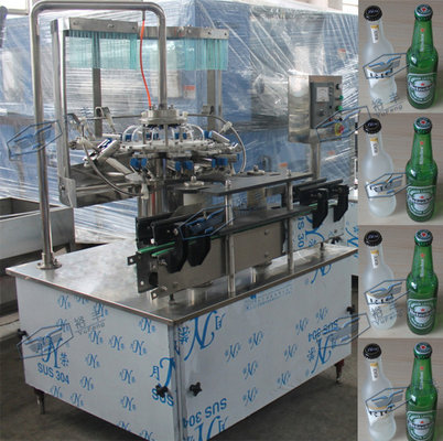 Fully Automatic Glass Bottle Washing Machine Industrial Rotary Bottle Washer 2000BPH