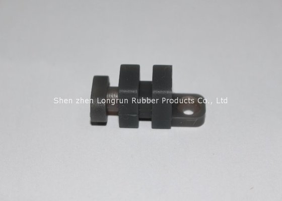 Environment Friendly Light Grey Silicone Molded Parts Rubber Plug Buckle