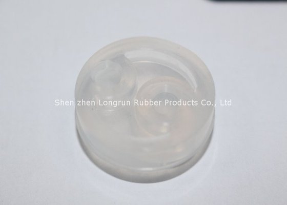 60 Shore A Transparent Silicone Rubber Parts / Industrial Rubber Parts