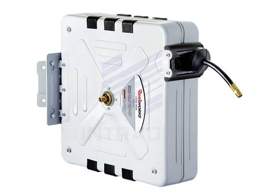 Oil / Grease Air And Water Hose Reel With Spring Fully Enclosed And Lubricated