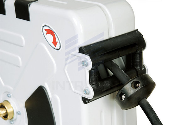 Oil / Grease Air And Water Hose Reel With Spring Fully Enclosed And Lubricated