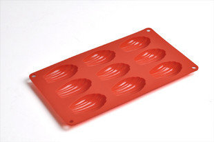 Pliable And Flexible Silicone Bakeware Silicone Cake Mold With Blue / Green