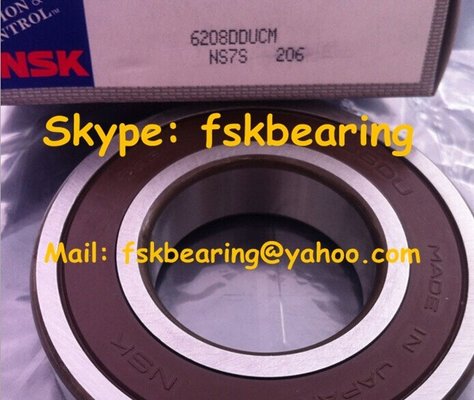 Rubber Seal 6208DDU NSK Bearings with V Groove Inner Ring Z2V2 Z3V3