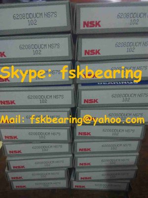 Rubber Seal 6208DDU NSK Bearings with V Groove Inner Ring Z2V2 Z3V3