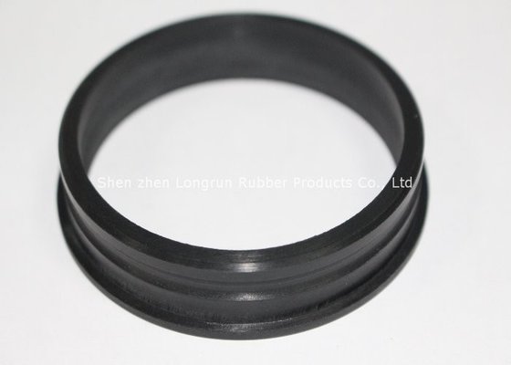 Custom Black Moulded Rubber Gaskets With One Stem On the Outside Surface