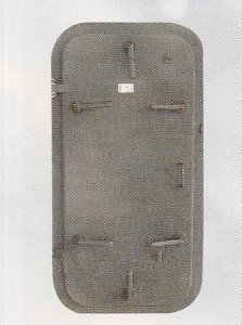 Aluminum Steel Single-handle Rubber Gasket Marine Fire Doors Hatch Door