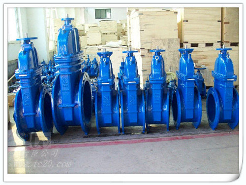 Soft Sealing / Rubber Seat And Wedge Resilient Seated Gate Valve Full Bore