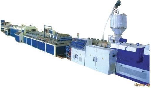 WPC Extrusion Machine , Wood Plastic Extrusion Line For Panel