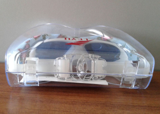 Adjustable Angle Silicone Swimming Goggles Customized Logo / Color