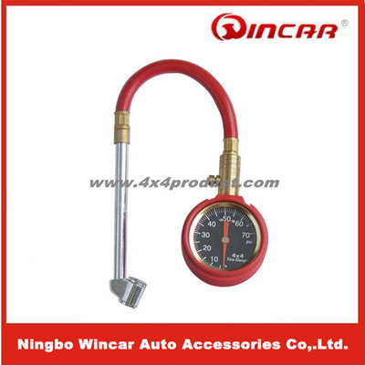 Heavy Duty Dial Tire Gauge/Car Tyre Deflator with Hose for WH36