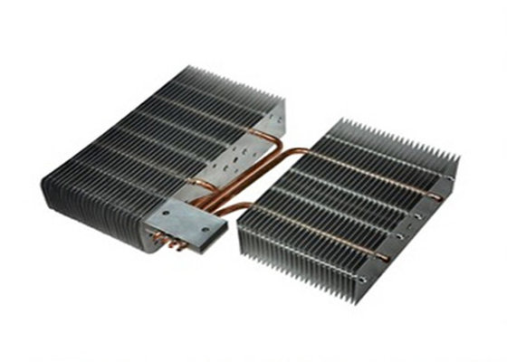 4pcs Heatpipe Extrusion Heat Sink With copper heat pipe Aluminum