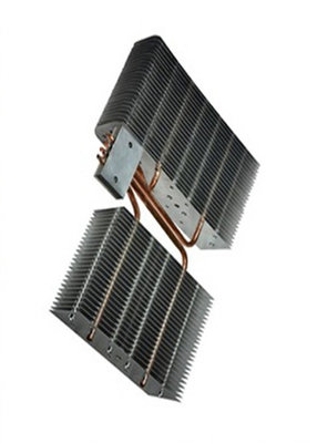4pcs Heatpipe Extrusion Heat Sink With copper heat pipe Aluminum