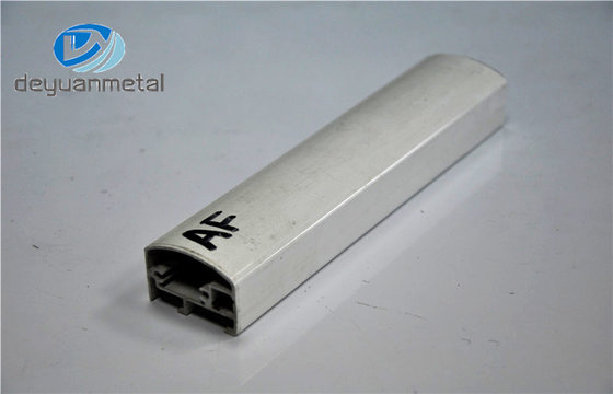 White Powder Coating Aluminum Frame Profile , Extruded Aluminum Profiles