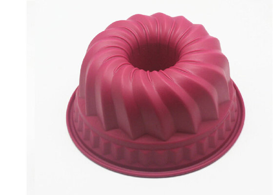 Jelly / Pudding 3D Styl Chiffon Cake Mould , Silicone Cookie Molds 23 * 11 cm