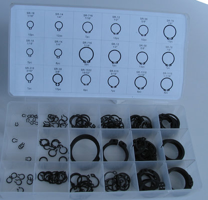 Rubber NBR Hardware Snap Ring Assortment Kits,150PC DIY For Custom Approved AS568 Standard