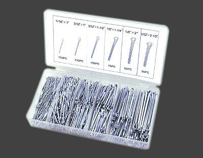 W-8013 Rubber NBR Assortment Kits With 555PC Large Cotter Pin Assortment For Oil Seals