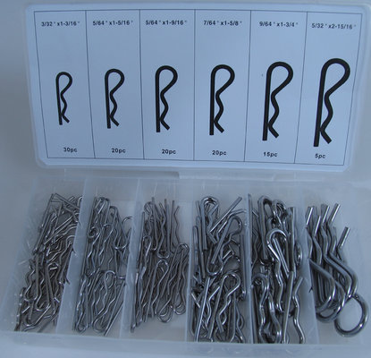 Customized 110 PC Hitch Pin Assortment Kits / Boxes / W-8017