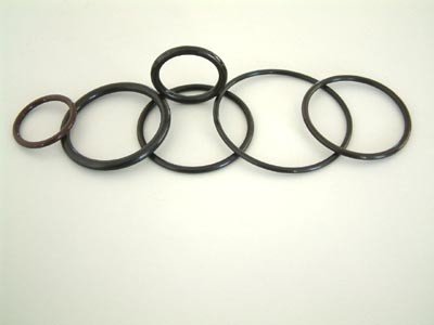 Resistant Solvents Black Rubber NBR O-Ring, AS568 O Ring For Assemble Parts / Repair Parts