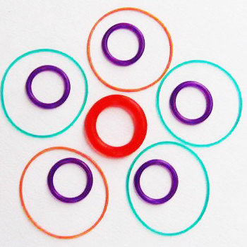 Chromatic Rubber Seal AFLAS FFKM NBR O Rings for Sewage-disposal Industry 1.2m OEM