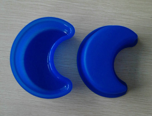 Blue Crescent Moon Silicone Cake Mould , Non-sticking Impermeable Jelly Mould