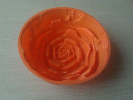 Eco Friendly Custom Large Rose Silicone Cake Mould For Dishwasher