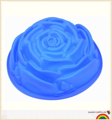 Professional romantic rose / heart Silicone Cake Moulds for kitchen tools