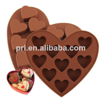 Professional romantic rose / heart Silicone Cake Moulds for kitchen tools